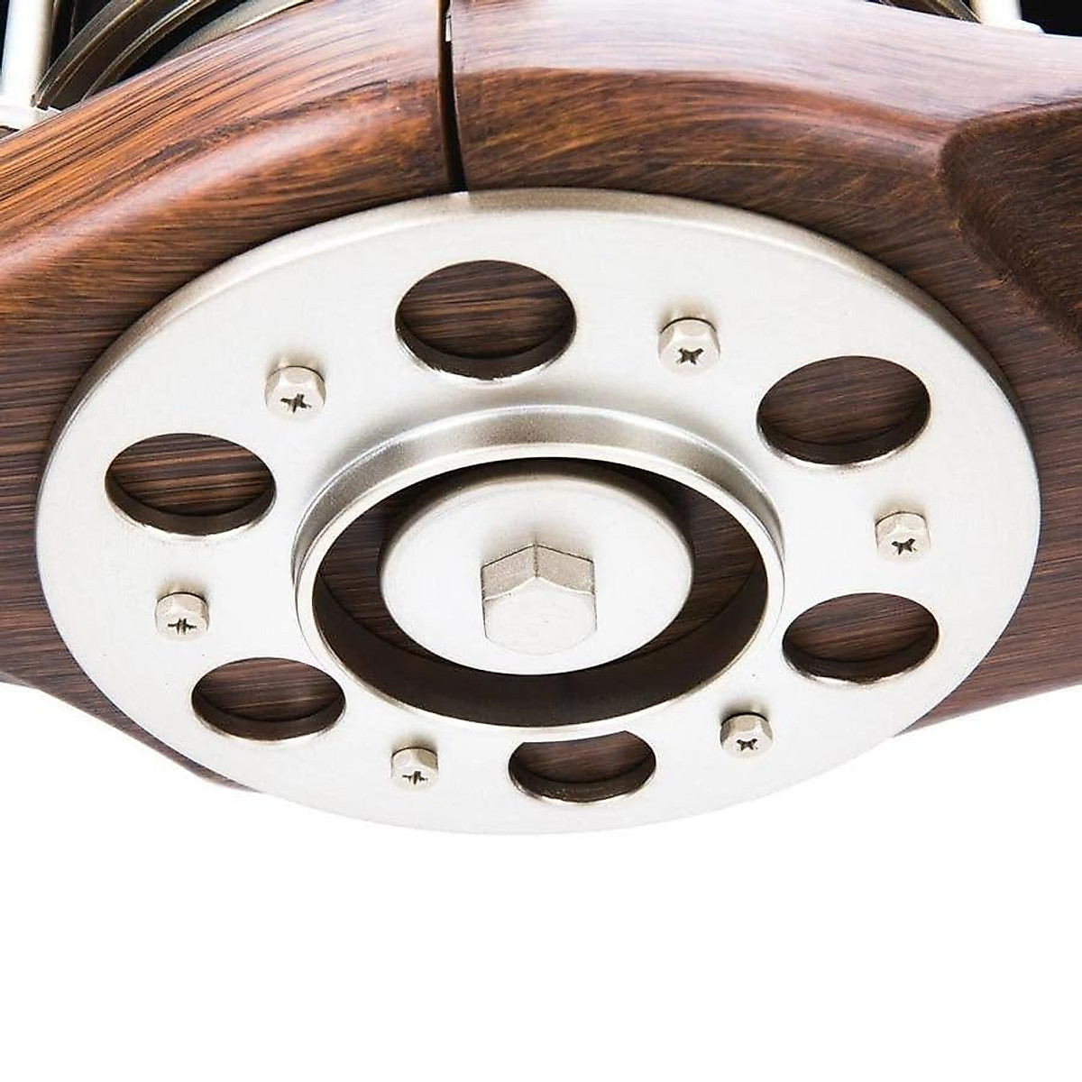 Kichler Lighting 56-in Satin Black with Antique Pewter Accents Downrod Mount Indoor Ceiling Fan with Remote (2-Blade)