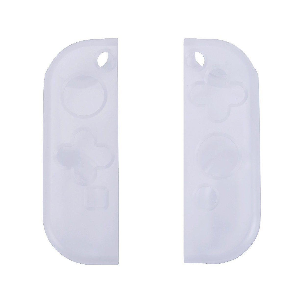 HDE Protective Cover for Nintendo Switch Joy-Con Controller Plastic Protectors Snap On Shell with Comfort Contoured Back (Clear)