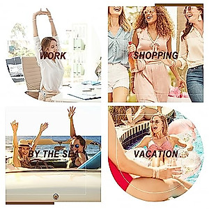 2023 Upgrade Leather Tote Bag for Women, Big Capacity Top Handle Ladies Shoulder Bags for Work School