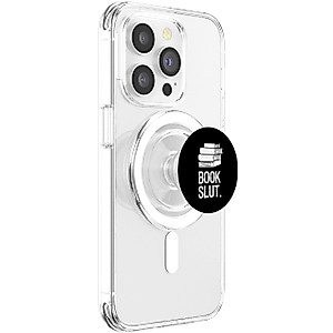 Book Slut Reading Gift - Love Books For Library Bookworm PopSockets Grip and Stand for Phones and Tablets PopSockets PopGrip for MagSafe