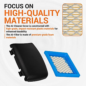 BlueStars 14-096-133-S Air Filter Cover Base Cleaner Kit - For Kohler XT650 XT675 Engine - Replaces 14 096 133-S 14096133-S