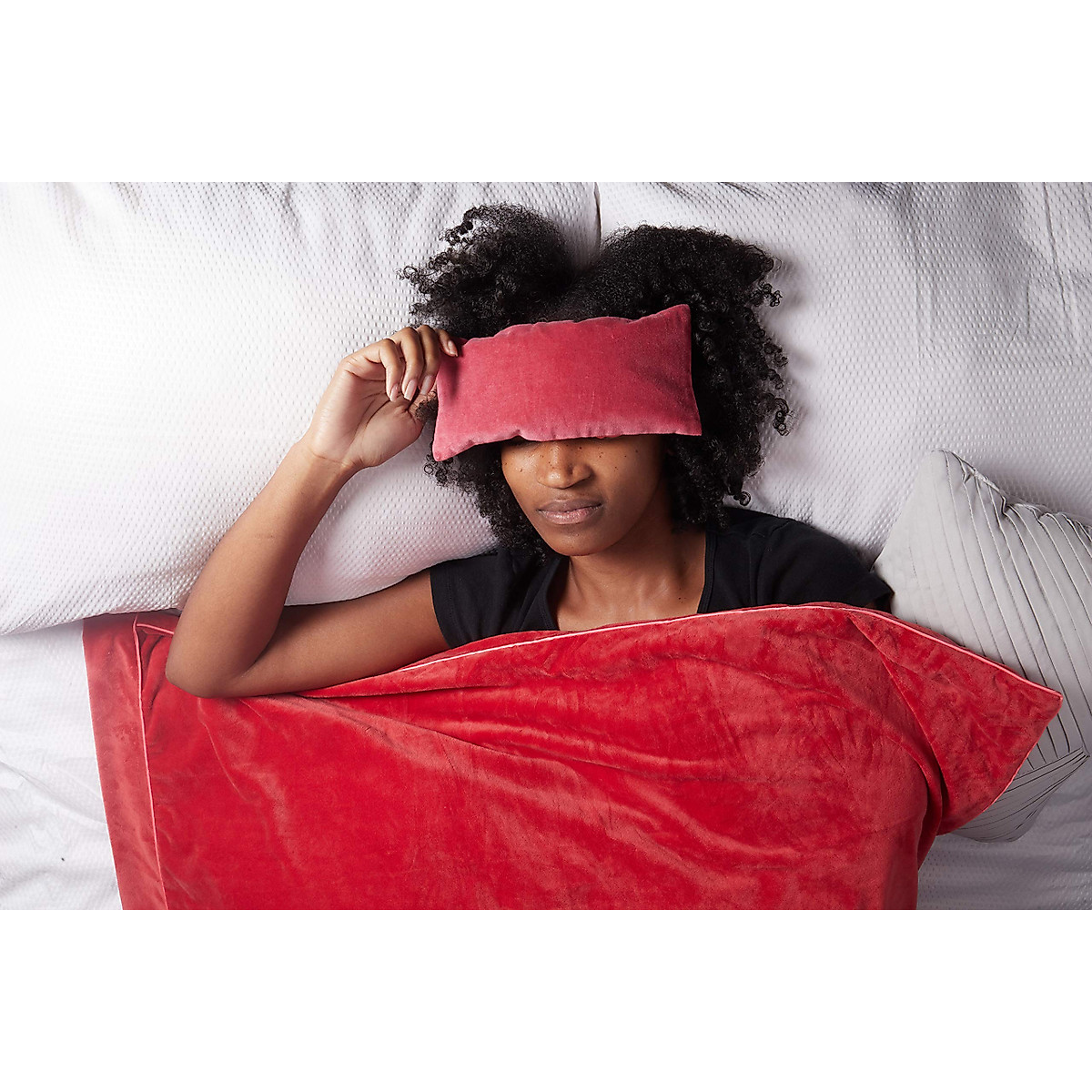 DreamTime Dreamtime Eye Pillow with Rose, Natural Herbal Mask for Relaxation, Create A Spa Experience at Home