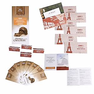 University Games 08441 Death by Chocolate Murder Mystery Dinner Party Game