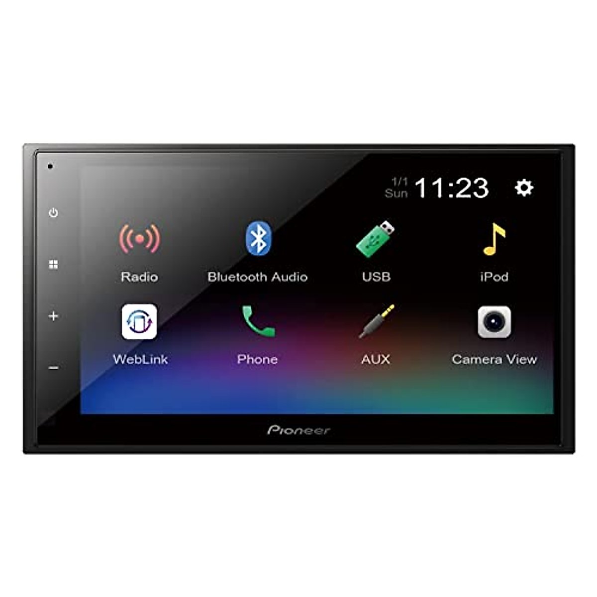 Pioneer 6.8 Double DIN Touchscreen Display, Apple iPhone and Android Music Support, in-Dash Bluetooth USB Digital Multimedia Car Stereo Receiver