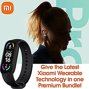 Xiaomi 2021 Mi Band 6 + Buds 3 Pro Airdots, Professional Active Noise Cancellation, Ambient Sound Enhancer, 28Hr Playback, Triple Mic for Voice, USB-C & Wireless Charge (MI Band 6 + Buds 3 Pro Black)