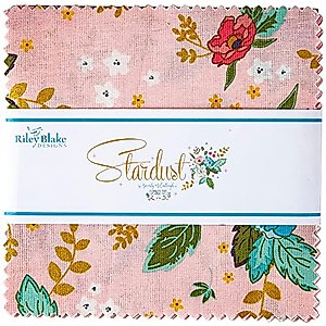 Beverly McCullough Stardust 5" Stacker 42 5-inch Squares Charm Pack Riley Blake Designs 5-10500-42