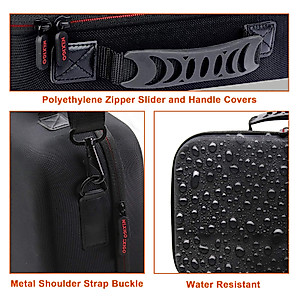 NexiGo Hard Carrying Case for Oculus Quest 2 and 3 with Elite Strap, All-in-one, Lightweight, VR Gaming Headsets and Controllers Accessories, Hard Protective Travel Case with Shoulder Strap (Black)