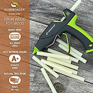 Surebonder WS-12 Full Size 4" Wood Hot Glue Stick - 12 Pack