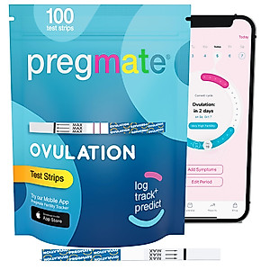 Pregmate 100 Ovulation Test Strips Predictor Kit (100 Count)