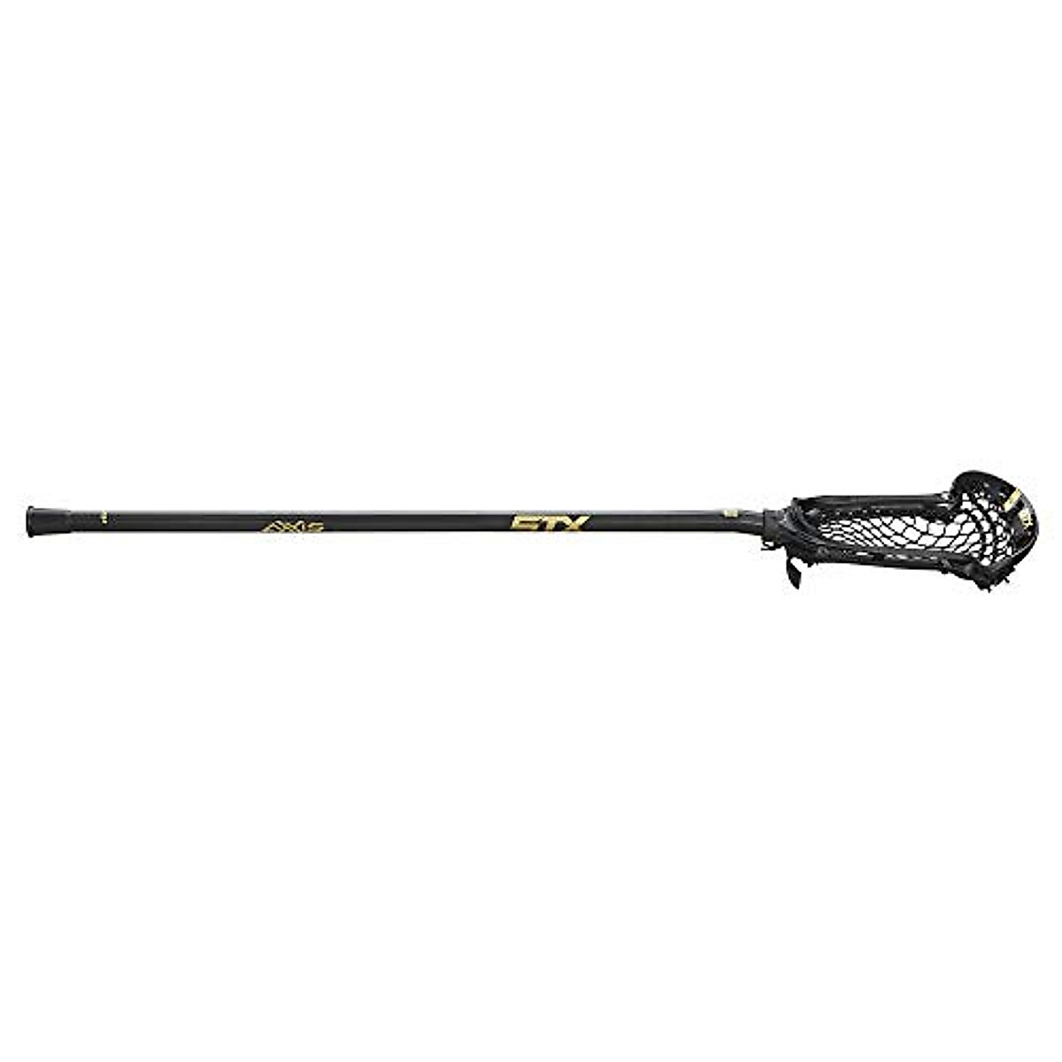 STX Lacrosse Axxis Complete Draw Stick with Crux Mesh Pro Pocket, Black