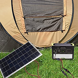 YACSEJAO Solar Charging Splitter Cable Solar Panel Extension Cable 14AWG High Power Pole Port Connector for Portable RV Solar Generator Power Station