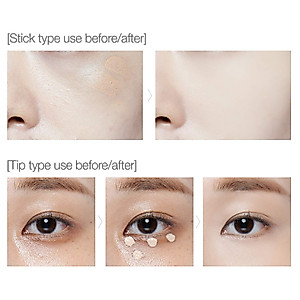 THESAEM Cover Perfection Ideal Concealer Duo (#1.5Natural Beige) | Dual Type Full Coverage Concealer, High Adherence High Pigmented, No Clumping in Wrinkles, Crease-Proof Concealer