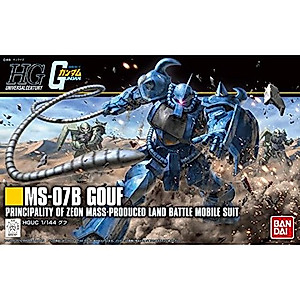 Bandai Hobby HGUC Gouf Revive Mobile Suit Gundam Building Kit (1/144 Scale), Multi-Colored, 8"