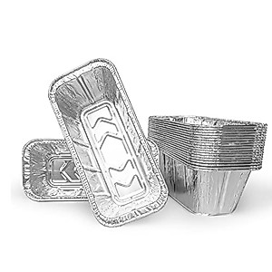 20 Pack Drip Pans Compatible with Blackstone Griddle 36/22/17/28 Inches, Grease Cup Liners for Outdoor Grill, Aluminum Foil Griddle Catcher 20 Counts