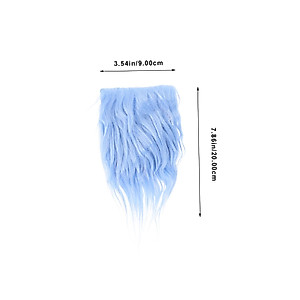 1 Set DIY Beard Dwarf Beard Fake Gnome Beards Gnome Beards for Crafting Gnome Dress up Artificial Beard Material Gnome Doll Making Materials Gnomes Bread and Bead Artificial Fur WHAMVOX