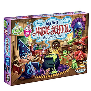 Jumping High Five My First Magic School Board Game! Magical Wizard Adventure Game for 2-4 Kids Ages 5 and Up, Learn New Skills While Casting Spells and Racing Across The Enchanted Grounds