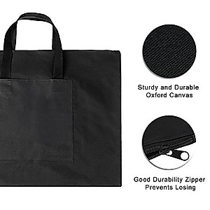 GOTOTOP A2 Drawing Board Protective Carry Bag Art Carrying Bag Waterproof Art Storage File Bag Document Bag with Adjustable Strap, 54 x 69cm