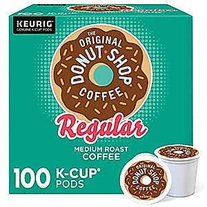 The Original Donut Shop Regular Keurig K-Cup Pack, (100 K-Cups)