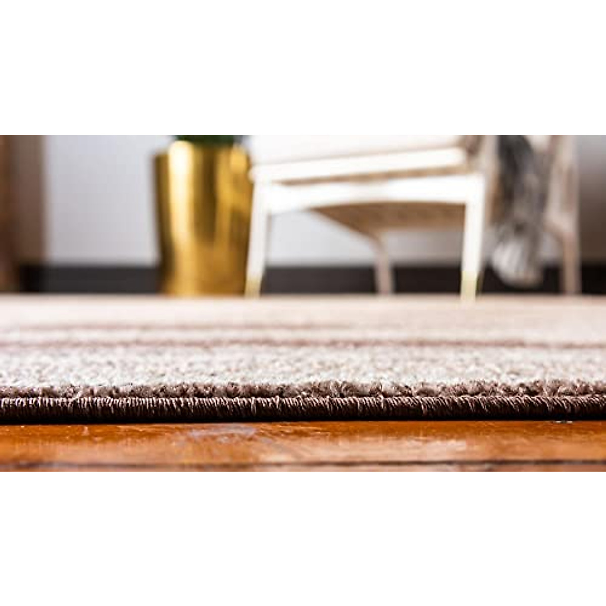 Unique Loom Autumn Collection Area Rug - Wheat (5' 1" x 8' Rectangle, Brown/ Beige)