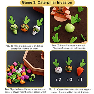 COLVWOFA Montessori Toys for Toddlers 3 4 5 Years Old Boys Girls Baby, Vegetable Garden Toys Memory Game, Early Educational Toys and Birthday Gift for Kids 3-5