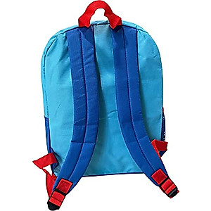 Fast Forward Paw Patrol So Fun 15 Inch Kids Backpack With Removable Lunch Box Set (Blue-Red)