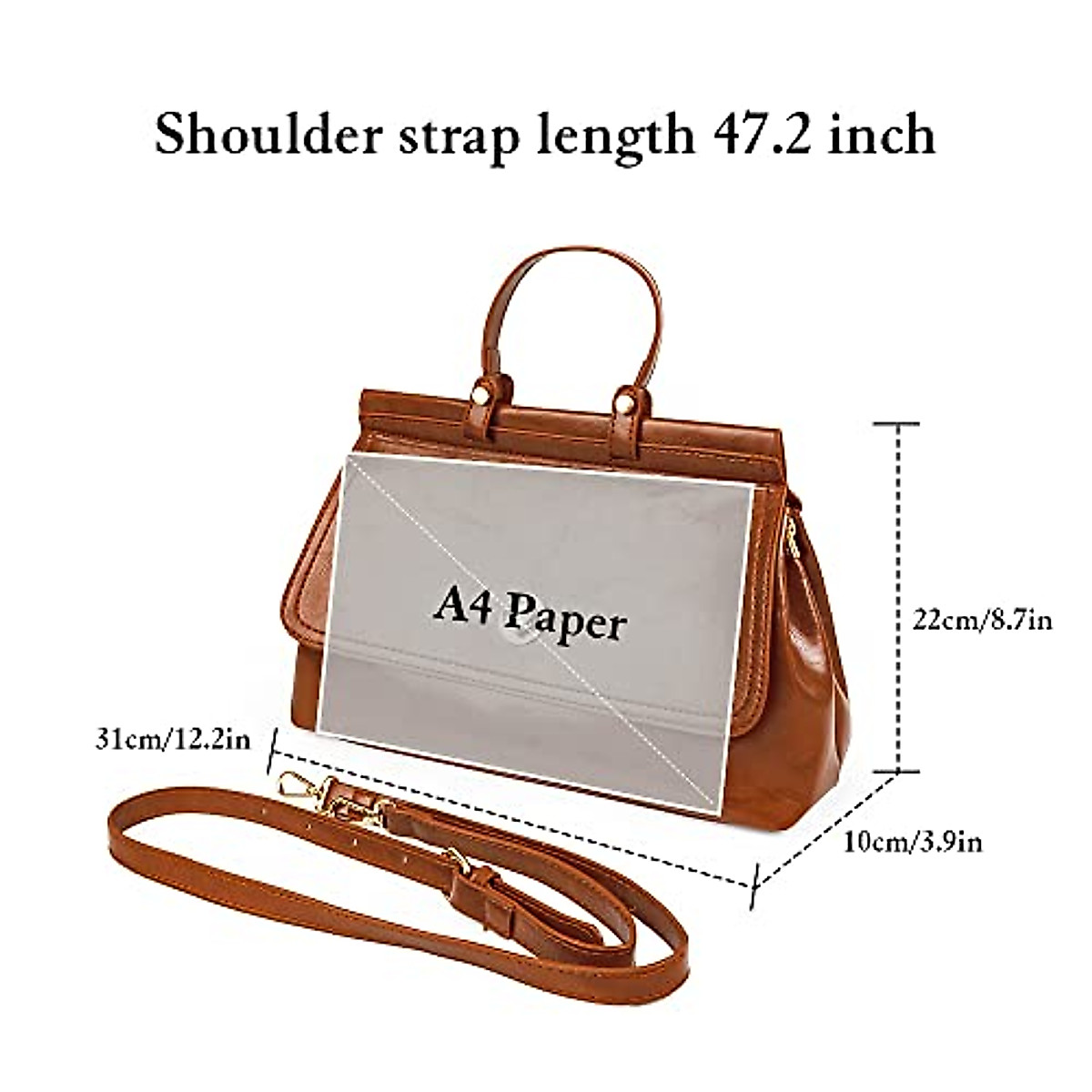 JBB Satchel Handbags For Women Leather Tote Purses Large Messenger Bags Fashion Crossbody Shoulder Bag