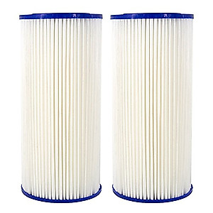 CFS – 2 Pack Heavy Duty Water Filter Cartridges Compatible with R50-BBSA Models – Remove Bad Taste & Odor – Whole House Replacement Filter Cartridge – 50 Micron – White