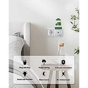 St. Patrick's Day Night Light, LED Plug in Night Light, Green Black Checkered Truck Lucky Clover Gold Night Lights with Dusk to Dawn Sensor Decorative Kids/Adults Nightlight for Bedroom Bathroom