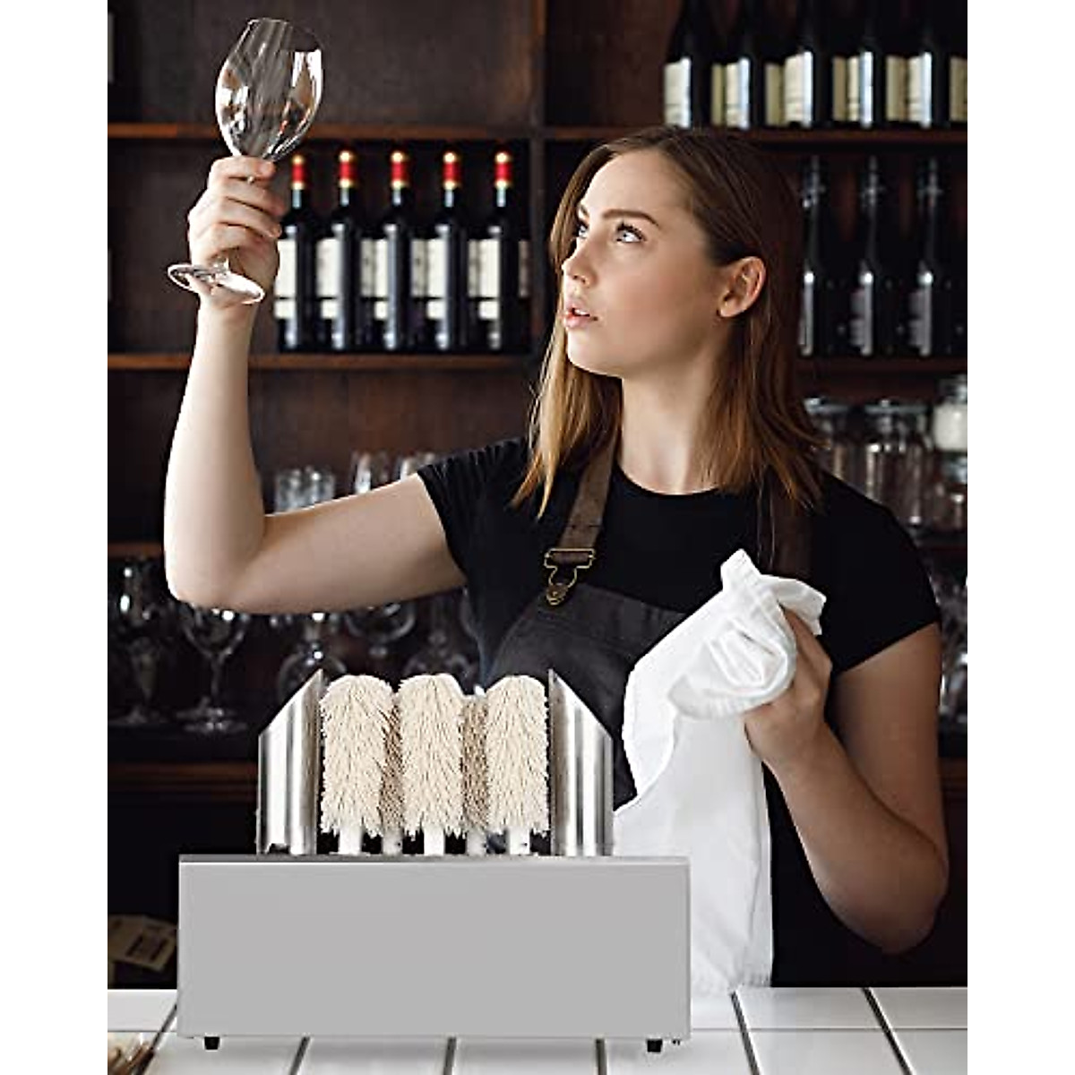 RIEDHOFF GP-8-VC-2 Glass Polisher, Silver