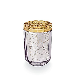 Illume Go Be Lovely Lavender La Flourish Glass Candle, 3" L x 3" W x 1" H