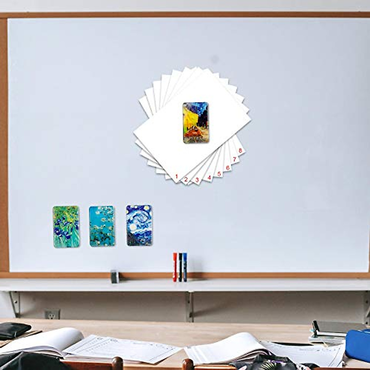 Magnets for Fridge Refrigerator Van Gogh Artwork Decorative Magnet for Kitchen Whiteboard Lockers for Adults Friends Art Lovers(Van Gogh A)