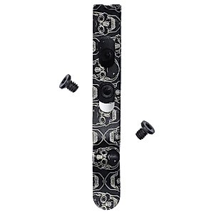 Donk! Titanium Pocket Clip. Made for Leatherman Free (P2, P4, T2 & T4) Curl & Bond. TC4 Titanium. Matte Finish. 2 Screws. 5 Custom Designs. Extra Carry Options - 'Numb Skulls Dark’