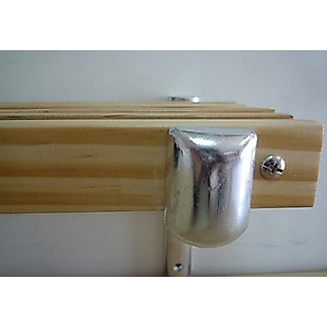 Cooks Standard Wall Mounted Wooden Pot Rack, 36 by 8-Inch