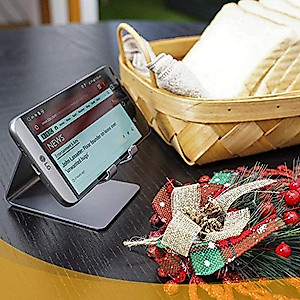 Lamicall Cell Phone Stand, Phone Dock : Cradle, Holder, Stand, Compatible with Phone 12 Mini 11 Pro Xs Xs Max Xr X 8 7 6 6s Plus 5 5s 5c All Android Smartphone Charging, Accessories Desk - Gray