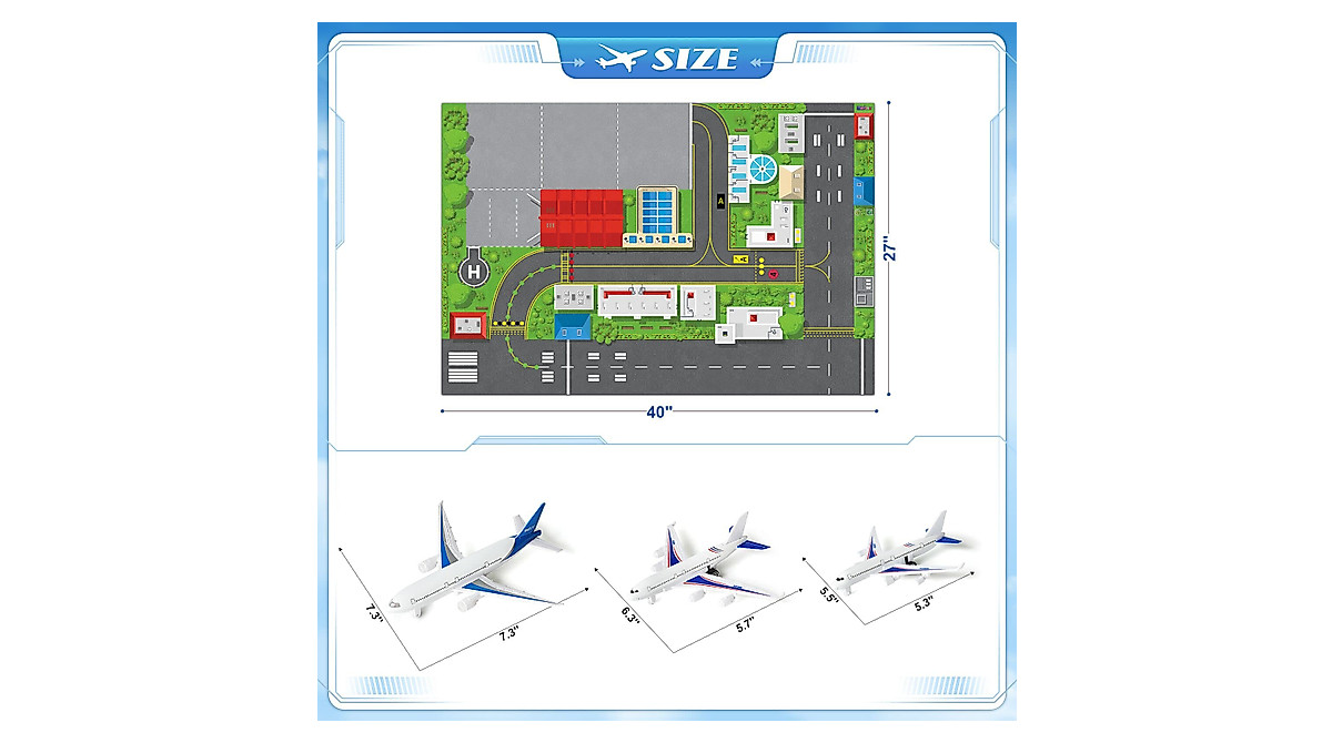 Airplane Toy Set - Interactive Learning for Toddlers