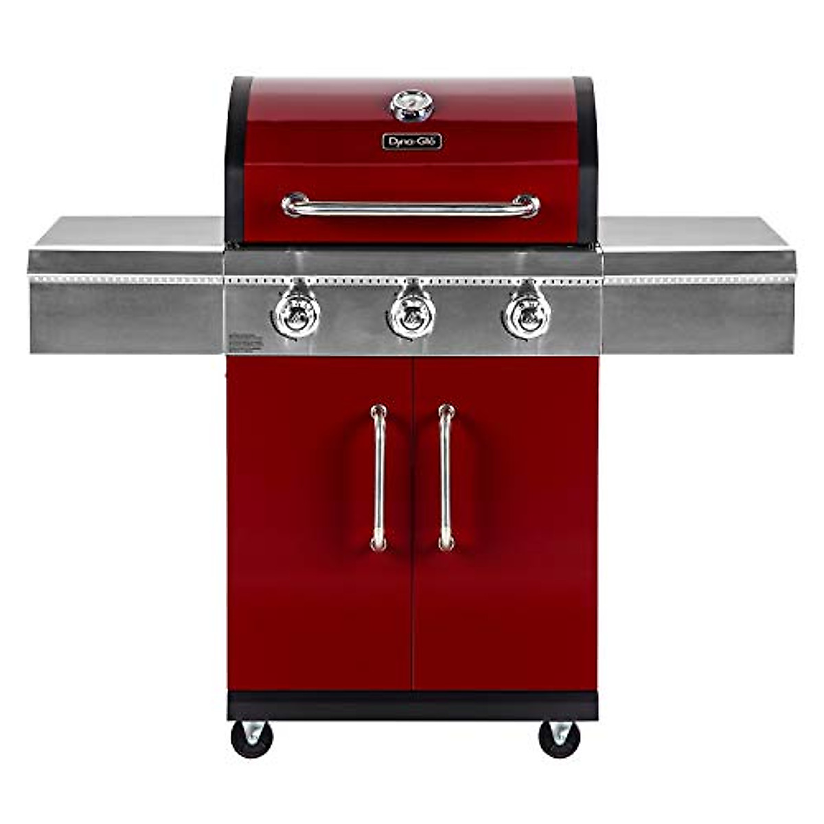 Dyna-Glo DGG424RNP-D 3 Burner Red LP Gas Grill
