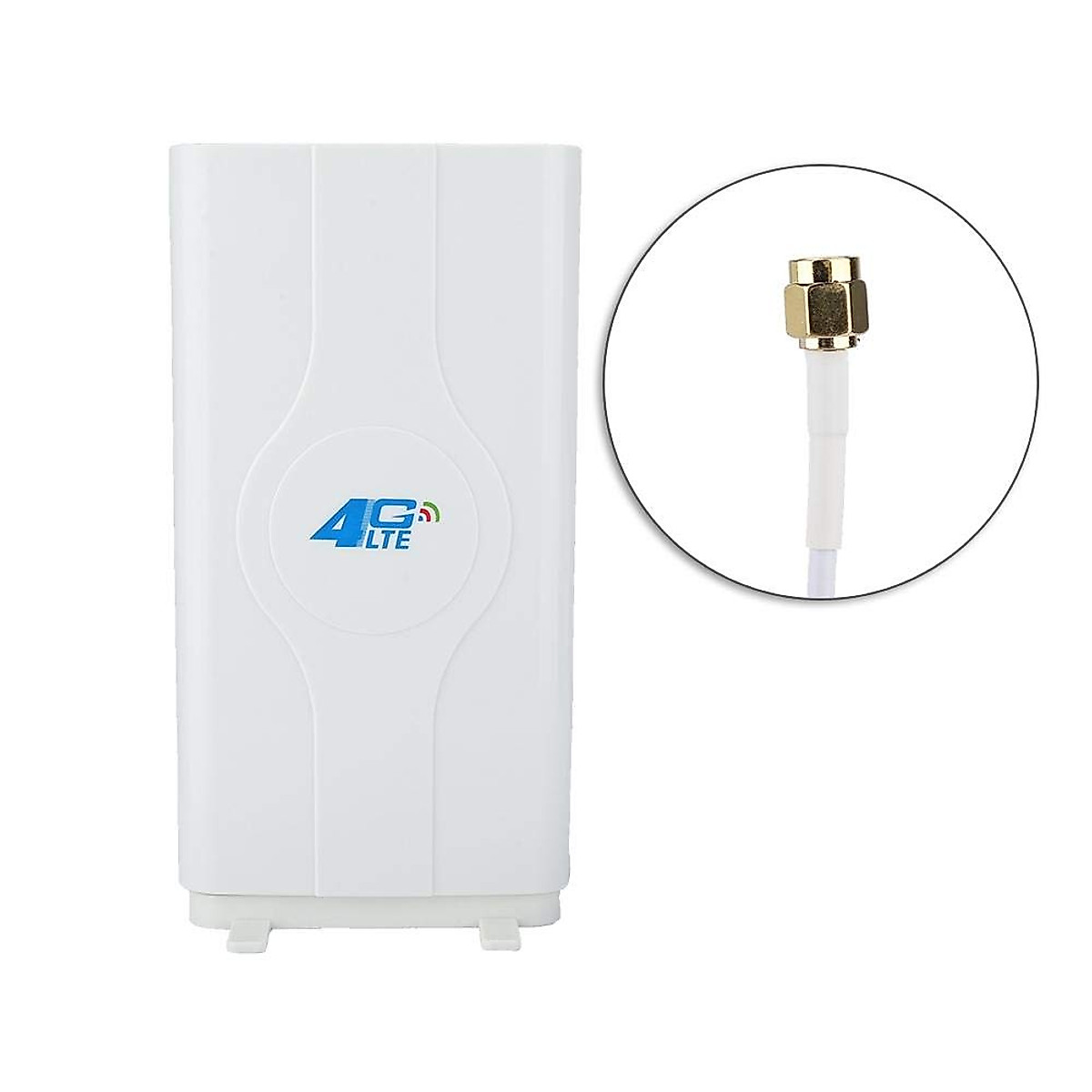 Blazing Fast Indoor 4G LTE 88DBi High Gain Plate Antenna 800MHz to 2600MHz Support TS-9 Connector Customizer Installed Indoors on The Desktop or Wall. (SMA)