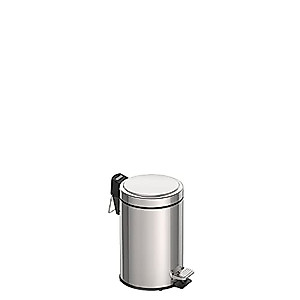 Tramontina 3L Stainless Steel Pedal, Waste, bin, Garbage, Trash, 170X170X210MM