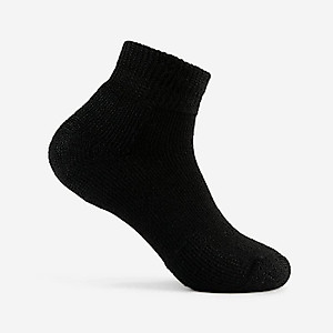 Thorlos Unisex TMX Tennis Thick Padded Ankle Sock (3 Pairs) Black, Large