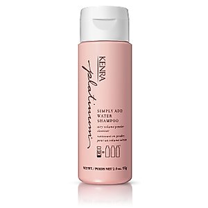 Kenra Platinum Simply Add Water Shampoo | Airy Volume Powder Cleanser | 2 oz.