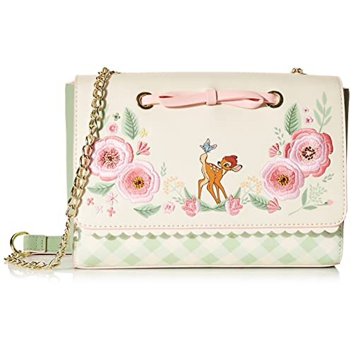 Loungefly Disney Bambi Springtime Gingham Crossbody