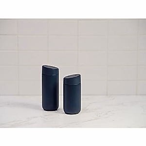 Fellow 12 oz Carter Slide Travel Coffee Mug with Slide-Lock lid - Leak Proof To-Go Coffee Tumbler with Ceramic Interior and Vacuum-Insulated Stainless Steel - Coffee Cups - Stone Blue