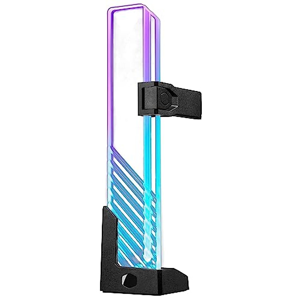 Cooler Master MasterAccessory ARGB GPU Support Bracket, Edge-Lit ARGB Tempered Glass, Universal GPU Bracket, Multiple Orientations (MCA-U000R-GSBTG-00)