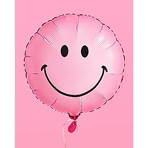xo, Fetti Pink Smile Balloons - 2 pc | Birthday Party Decorations, Bachelorette Baby Shower, Fun Photo Booth