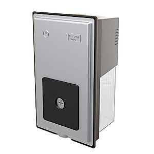 Lithonia Lighting TWS LED ALO SWW2 MVOLT PE DDB M2 LED Wall Pack with Switchable Color Temperature, Adjustable Lumen Output and Switchable Photocell, MVolt 120-277V, Dark Bronze