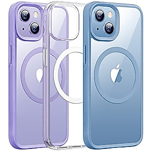 CASEKOO Magnetic Designed for iPhone 14 Case & iPhone 13 Case [No.1 Strong Magnets][Never Yellow][Military Grade Drop Protection] Compatible with MagSafe Protective Thin Cover 6.1 inch 2022-Clear