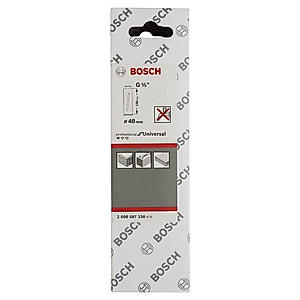Bosch Professional 2608587338 Diamond Dry core Cutter G 1/2" 48 mm, 150 mm, 3 Segments, 7 mm, Silver, 48/150/7 mm