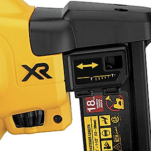 DEWALT 20V MAX* Narrow Crown Stapler, 18GA, Tool Only (DCN681B)