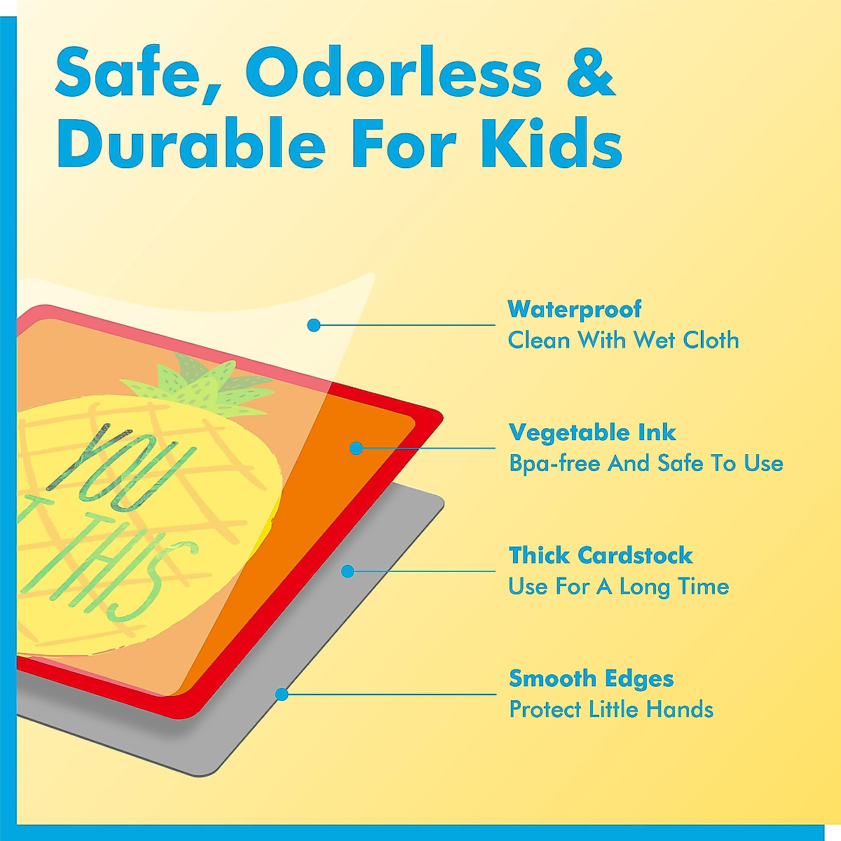 Gethelud 80 PCS Lunch Box Notes for kids, Inspirational Words with Adorable Designs Positive Affirmation Cards for Boys’ and Girls’ Lunch Boxes