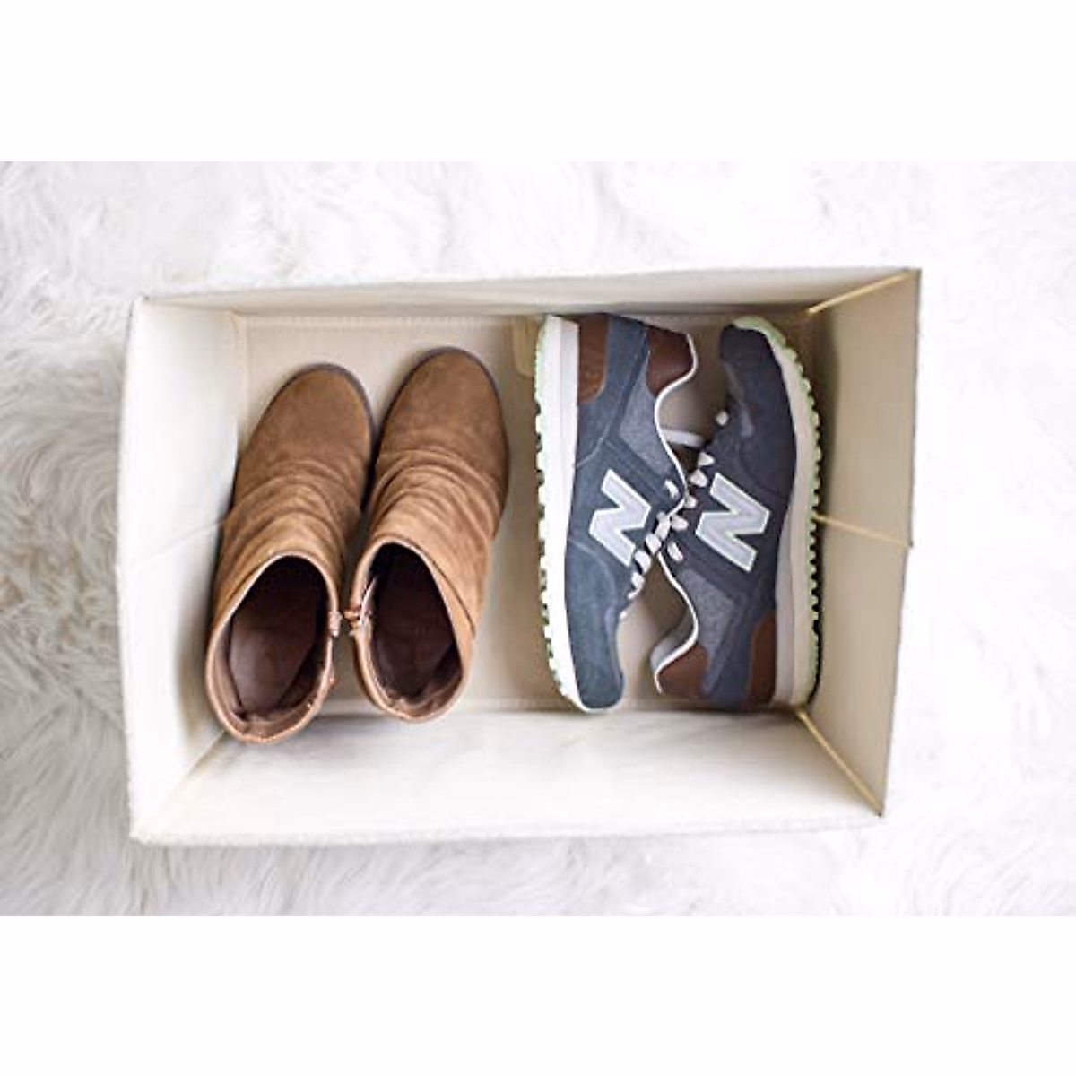 East Loft Multipurpose Dressers for Bedroom Cheap Closet Dresser for Nursery - Storage Dresser with 5 Fabric Drawers - Easy Assembly Small Dresser for Closet Kids Clothes Organizer (Beige)